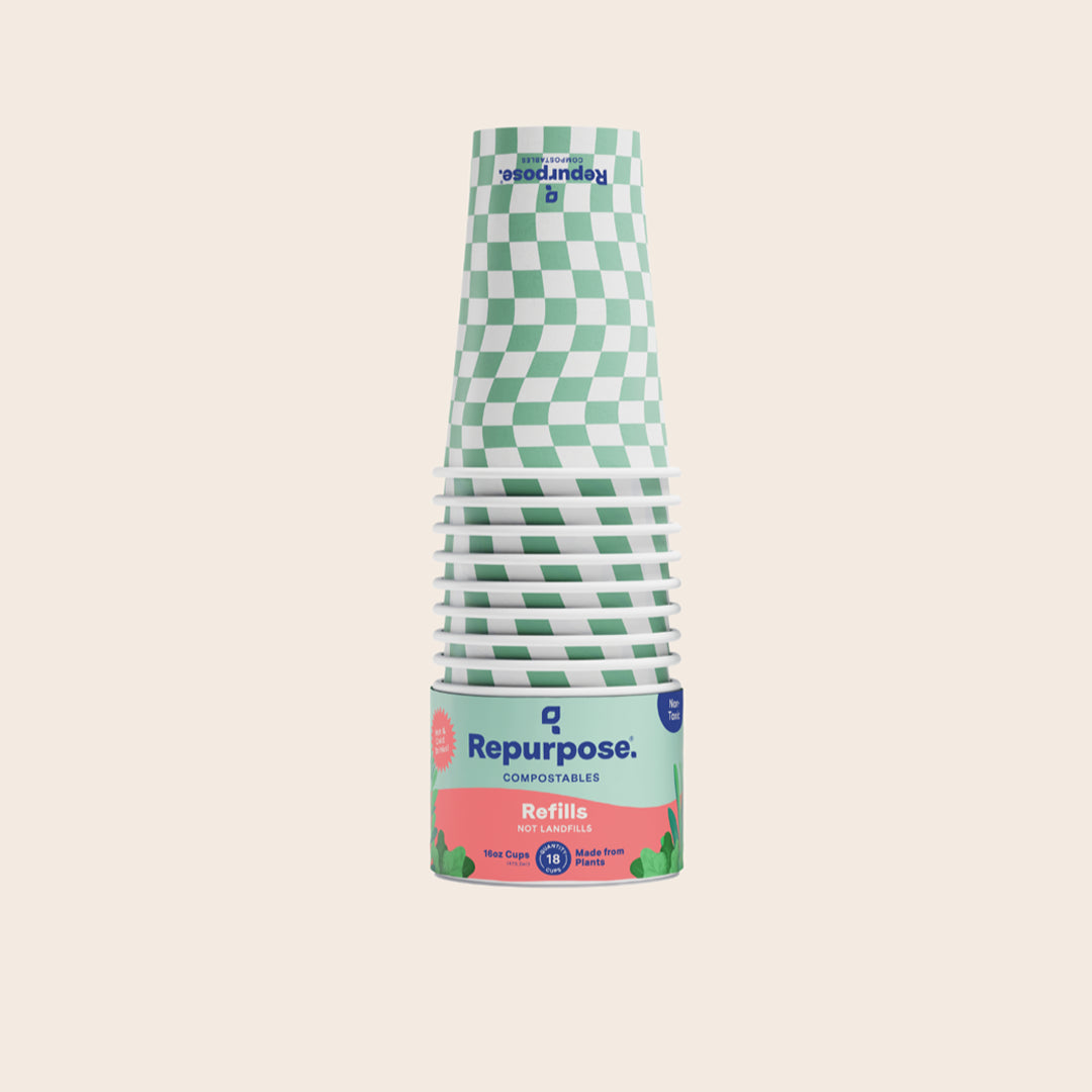 Compostable 16 oz Hot and Cold Cups – Repurpose